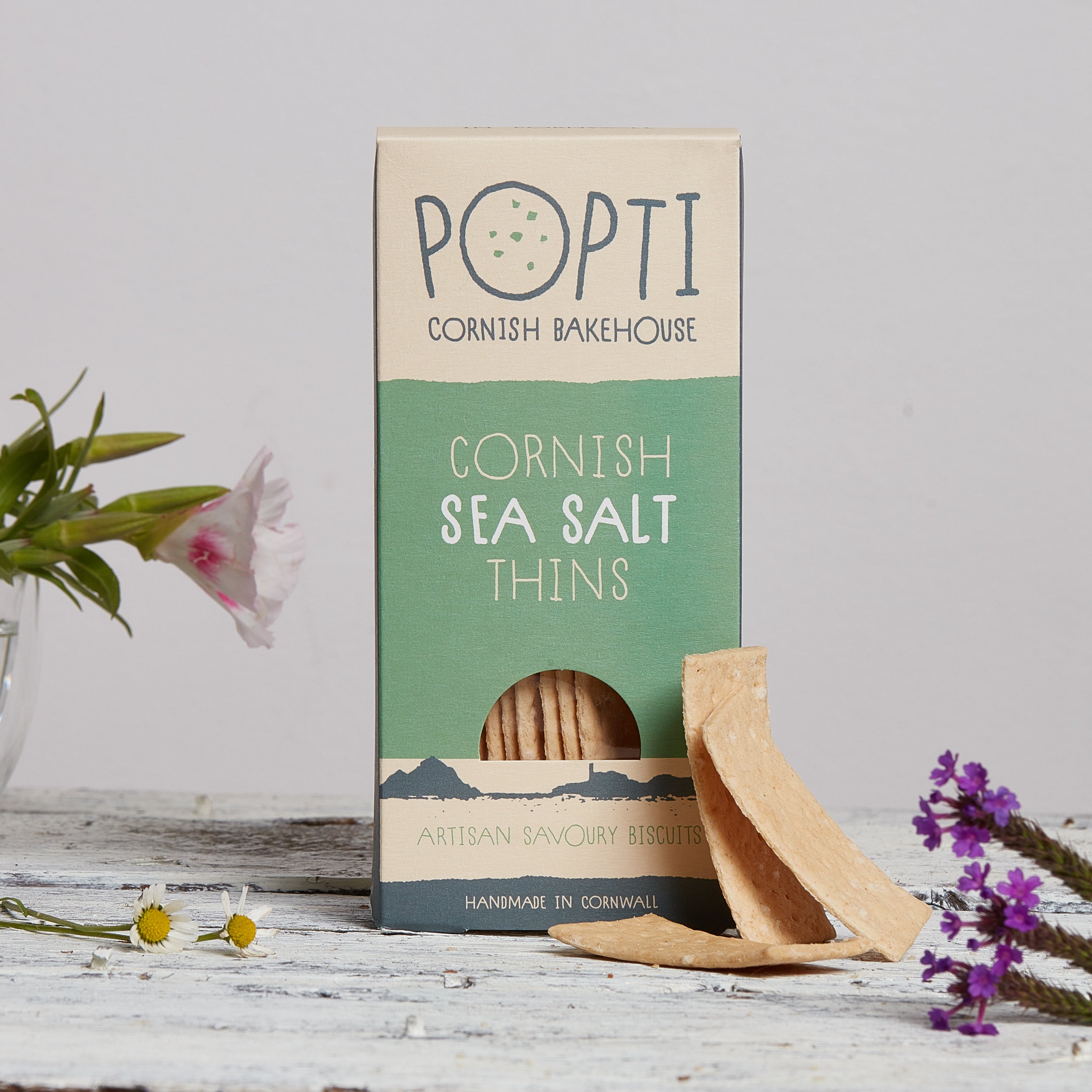 Popti Sea Salt Thins 120g – CornishHampers.com